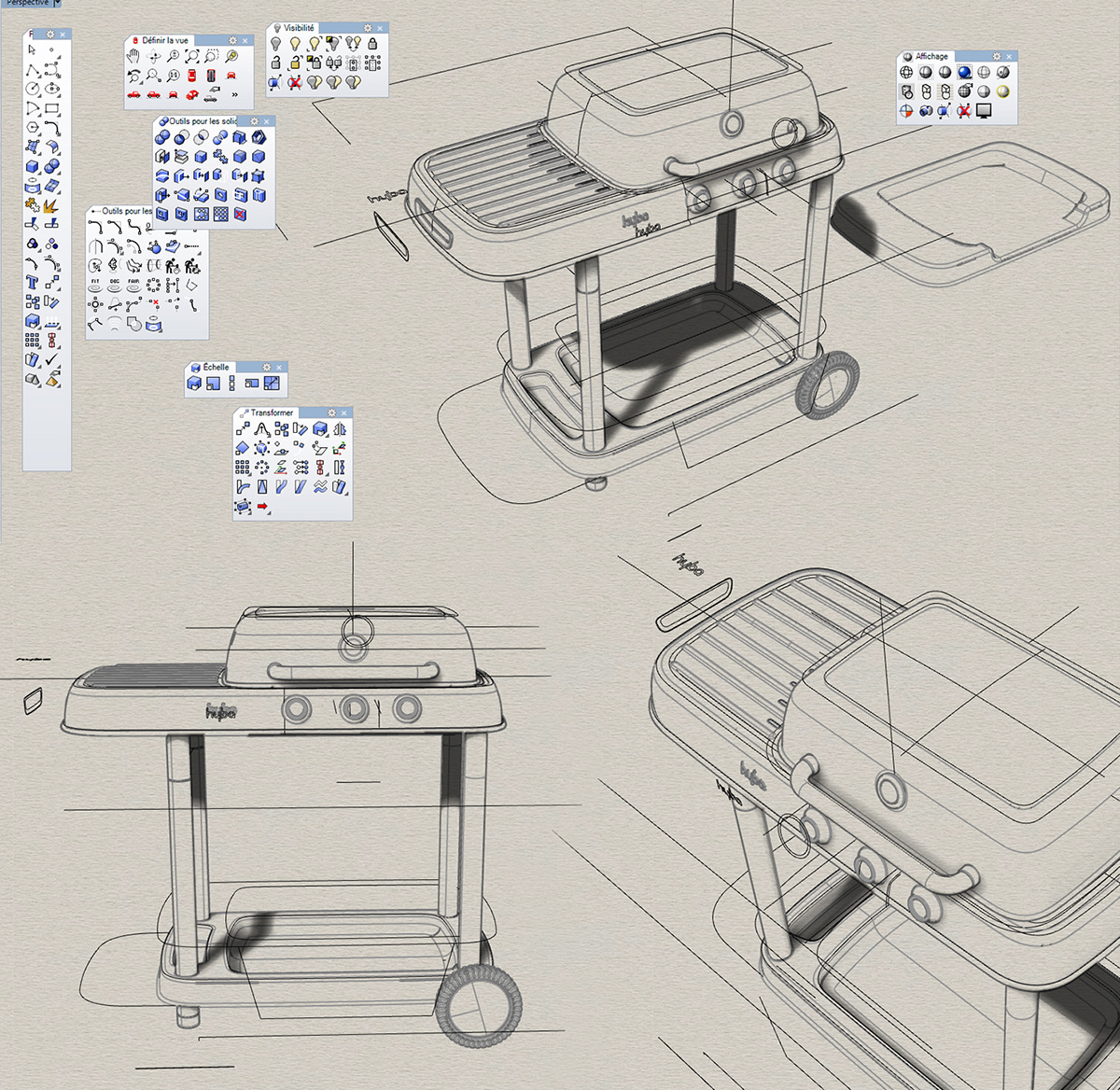 DESIGNBYCARREFOUR - HYBA BBQ XL Gas