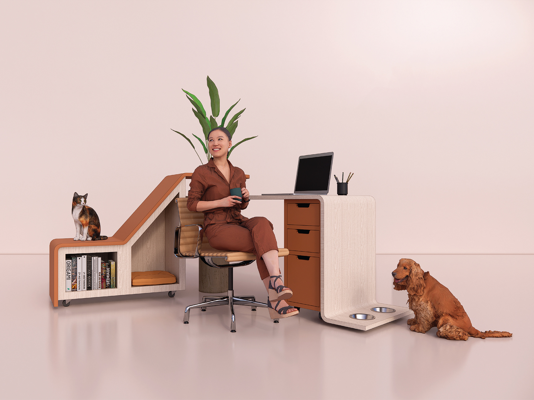 Christina Vogiatzis - Architecture Portfolio - Primal Chairs