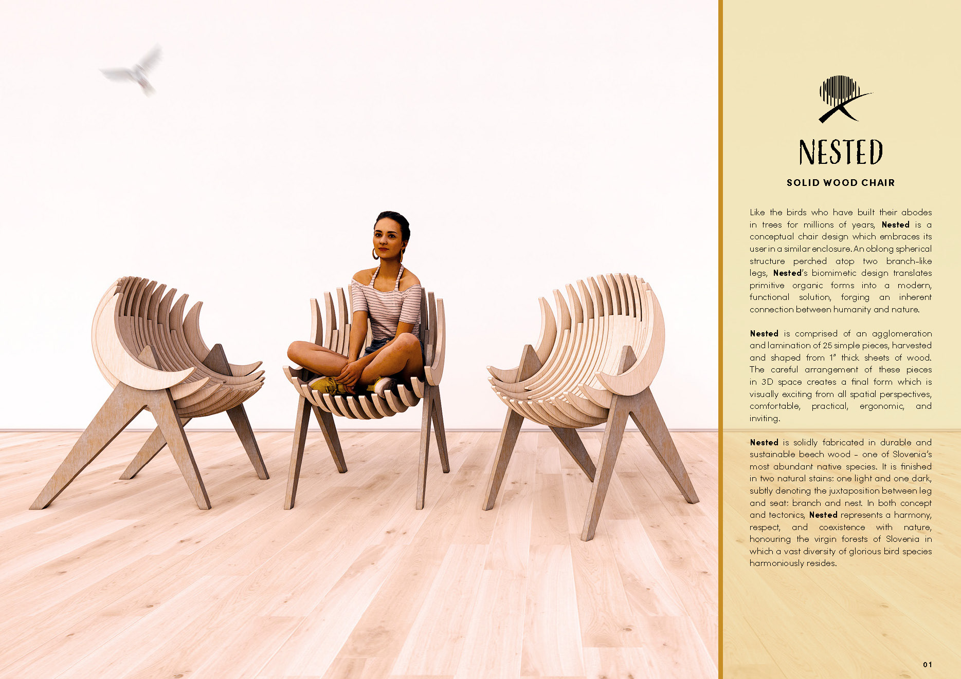 Christina Vogiatzis - Architecture Portfolio - Primal Chairs