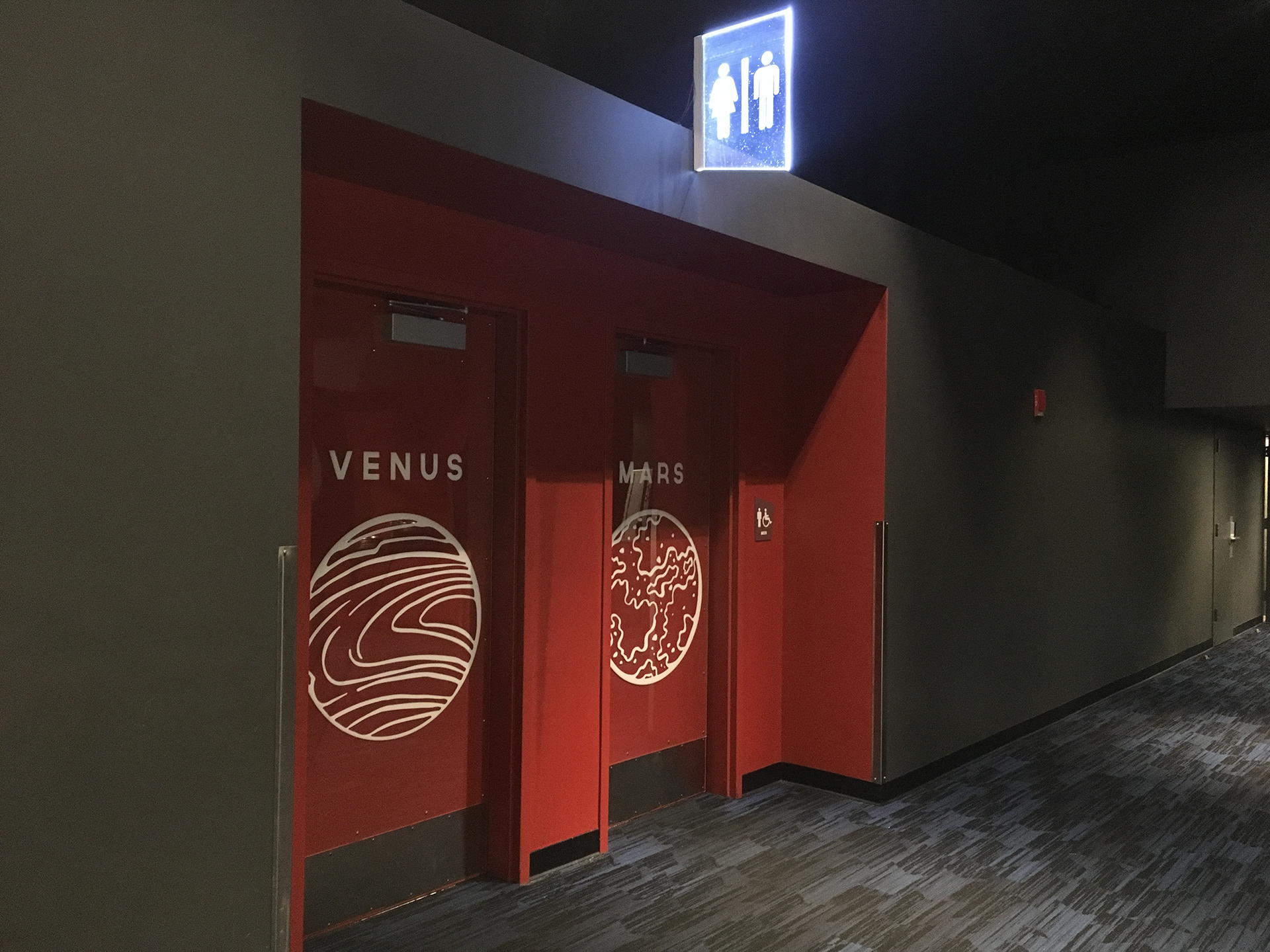 Carolyn Crowley Graphic Design - Clark Planetarium Wayfinding Signage