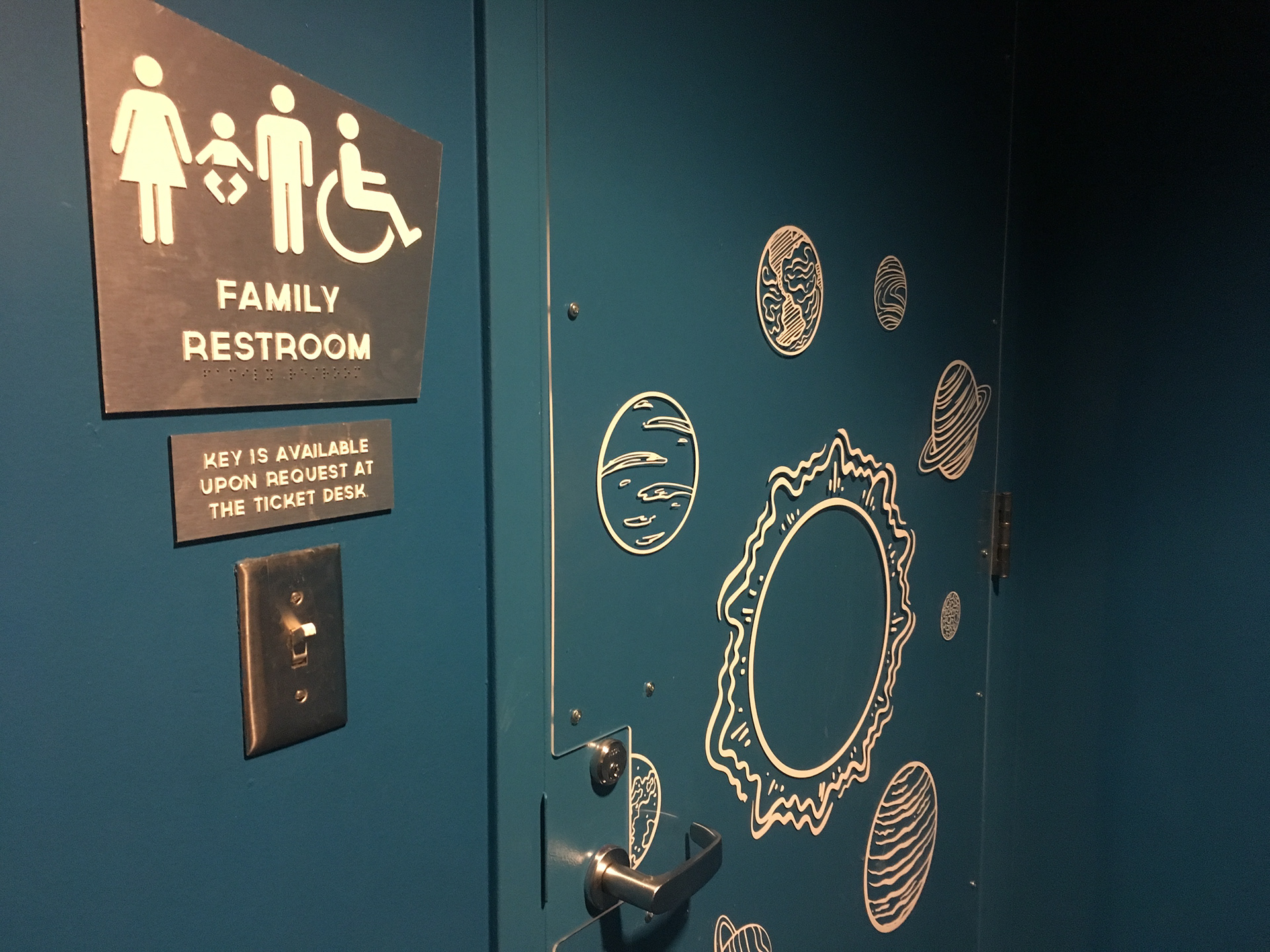 Carolyn Crowley Graphic Design - Clark Planetarium Wayfinding Signage