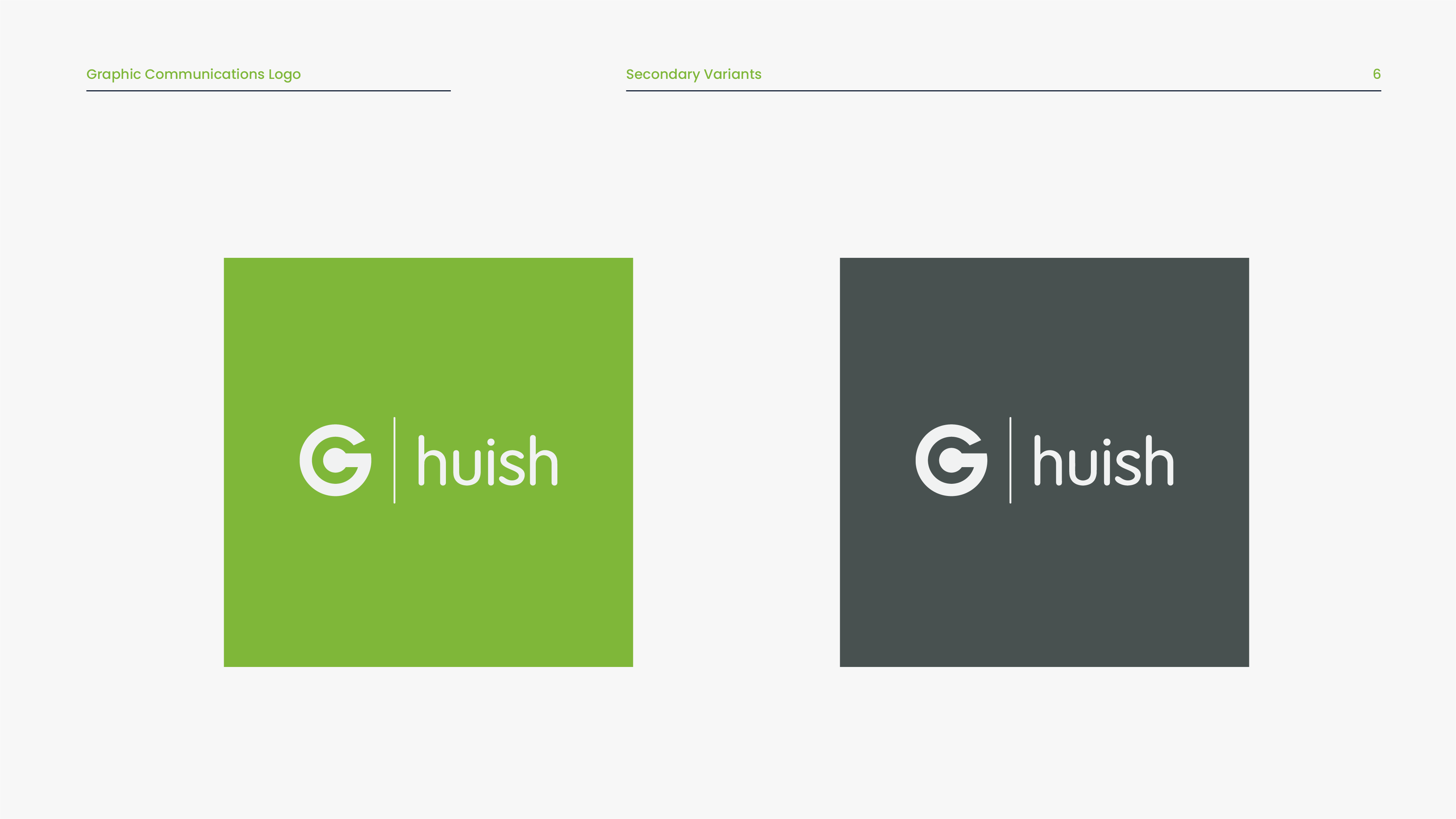 Tom Graham Design - Huish College - Graphic Communications Logo