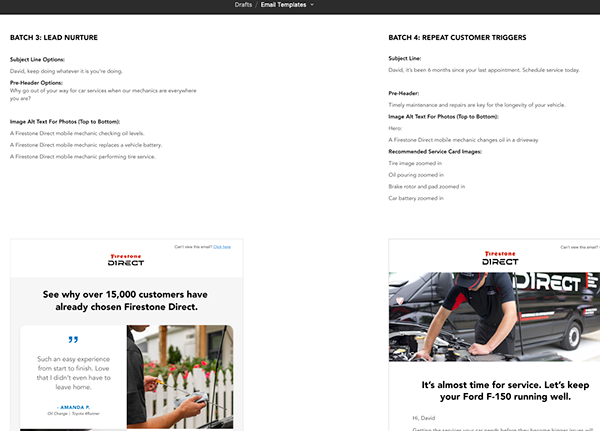 Luis Valverde portfolio - Project: Firestone Direct