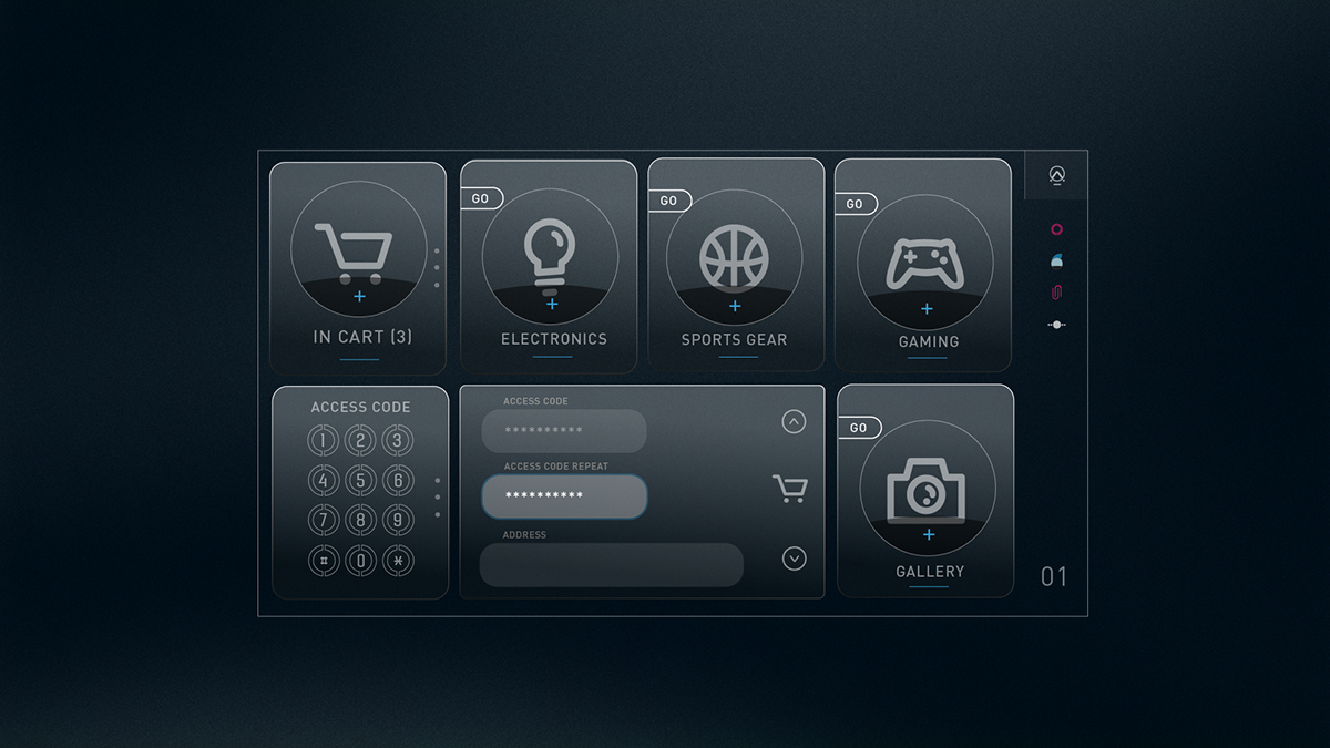 Fraser Macedo - Altered Carbon UI Design