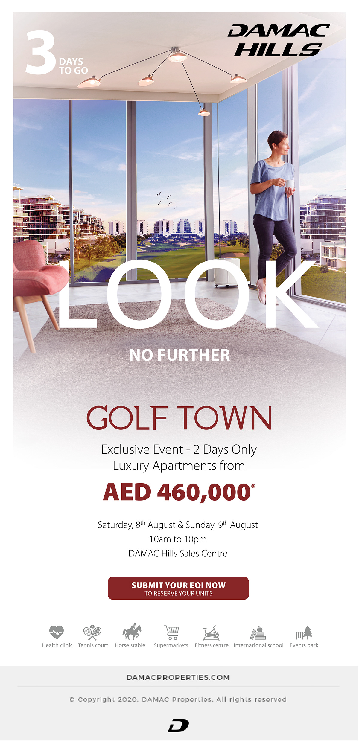 Hany Eldeeb Portofolio, INTEGRATED CREATIVE ART DIRECTOR - DAMAC Campaigns Key Visual Collection