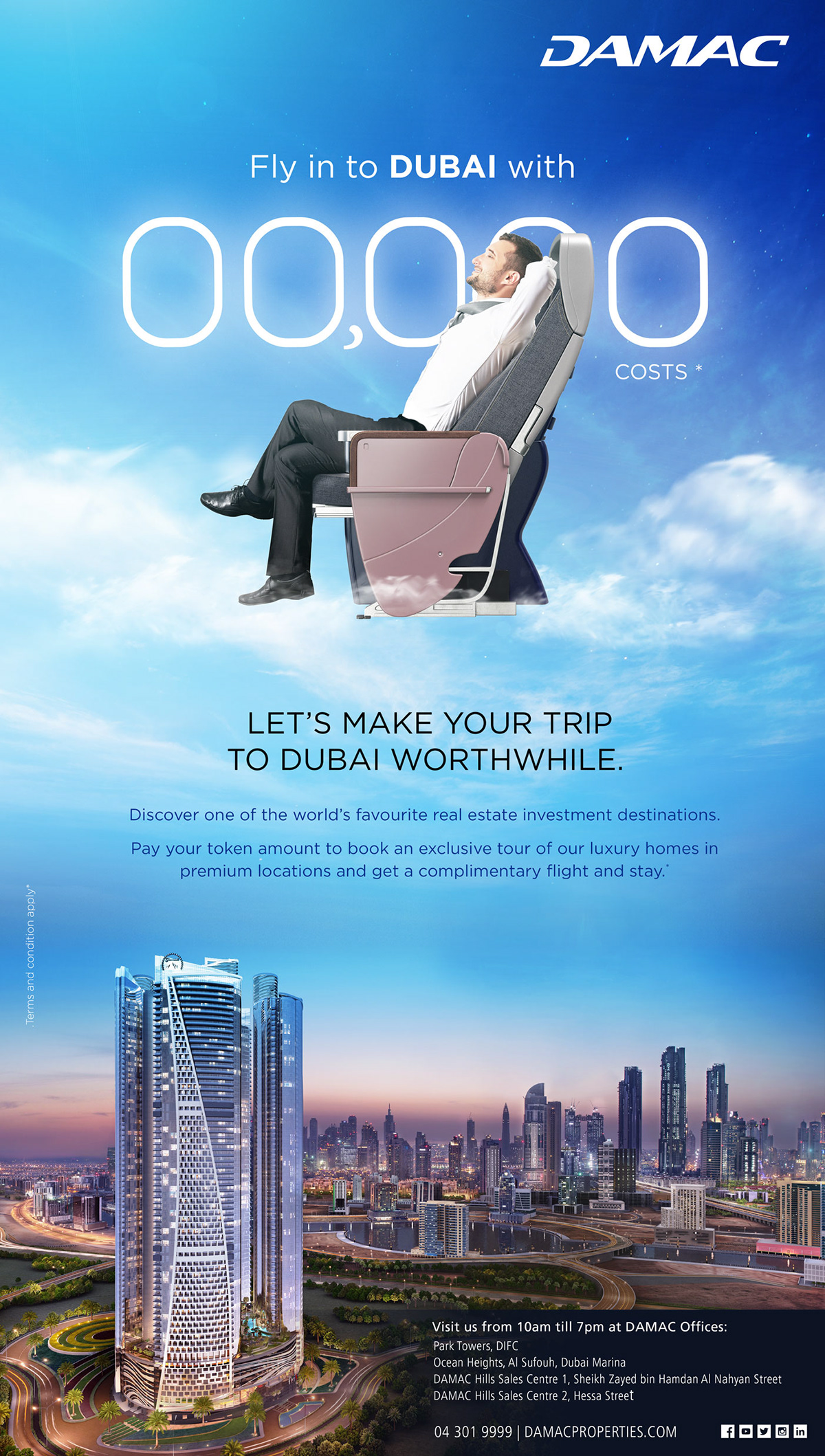 Hany Eldeeb Portofolio, INTEGRATED CREATIVE ART DIRECTOR - DAMAC Campaigns Key Visual Collection