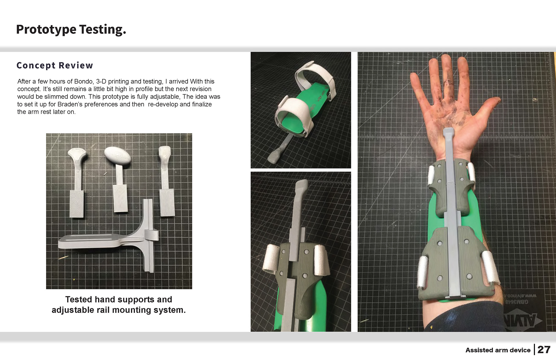 Chris Redmond - Assistive arm Device concept
