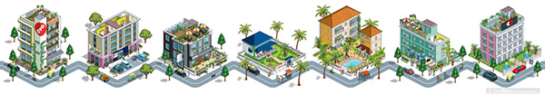 Detailed Isometric Illustration & Illustrated Maps by Rod Hunt - OYO ...