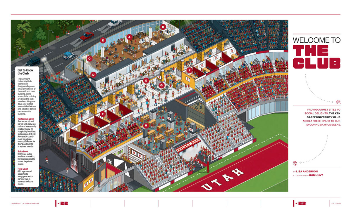 Detailed Isometric Illustration & Illustrated Maps by Rod Hunt ...