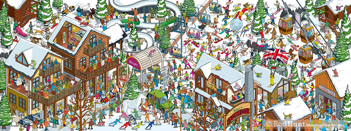 Detailed Isometric Illustration & Illustrated Maps by Rod Hunt - Where ...
