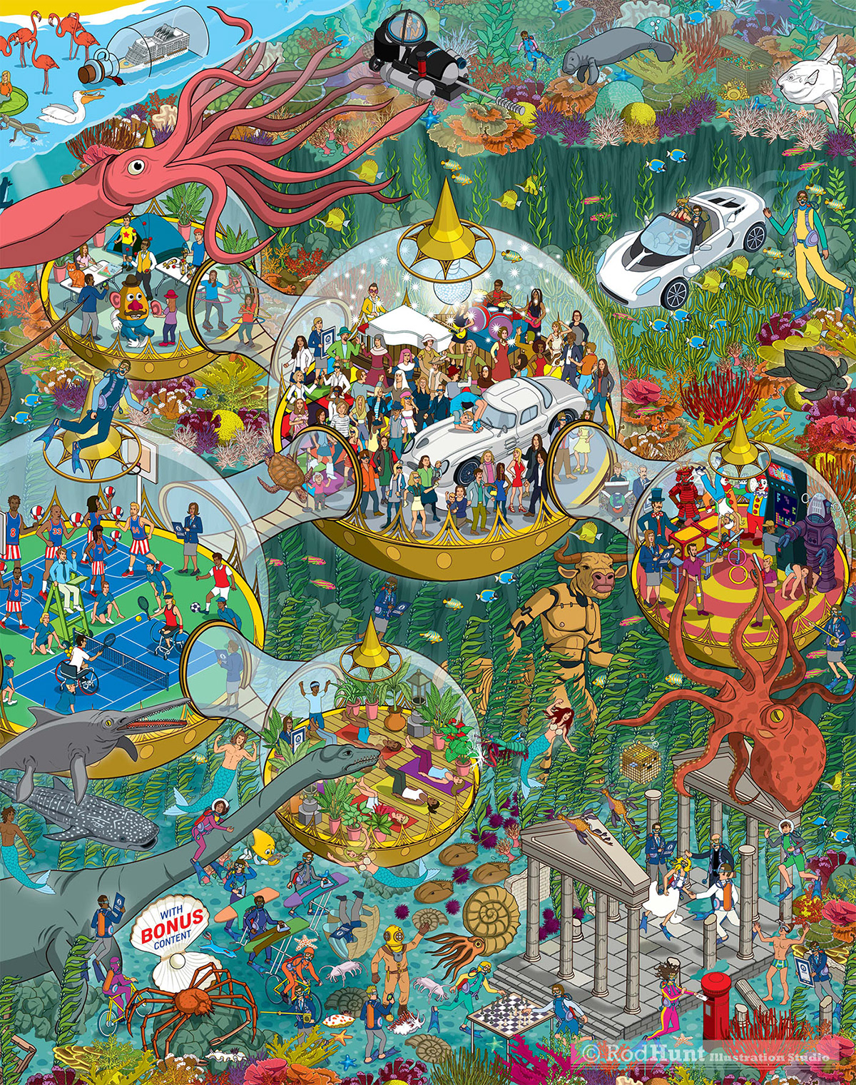 Detailed Isometric Illustration & Illustrated Maps by Rod Hunt ...