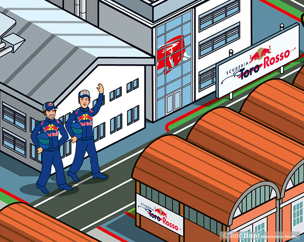 Detailed Isometric Illustration & Illustrated Maps by Rod Hunt - Toro ...