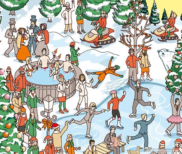 Detailed Isometric Illustration & Illustrated Maps by Rod Hunt - Hidden ...
