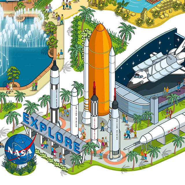 Rod Hunt / Illustration Portfolios - Detailed Isometric Illustrations ...