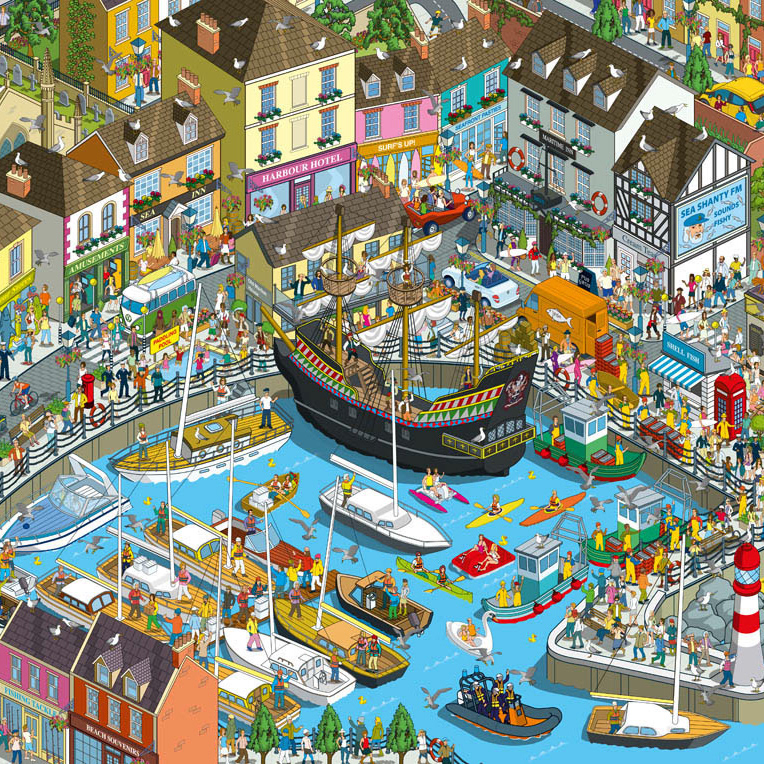 Detailed Isometric Illustration & Illustrated Maps by Rod Hunt ...