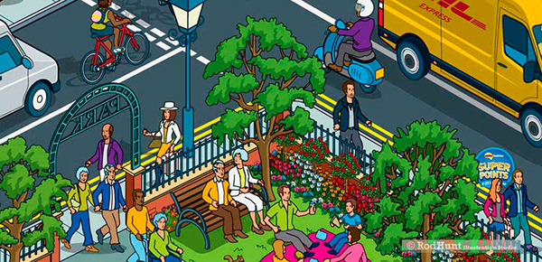 Detailed Isometric Illustration & Illustrated Maps by Rod Hunt - Nectar ...