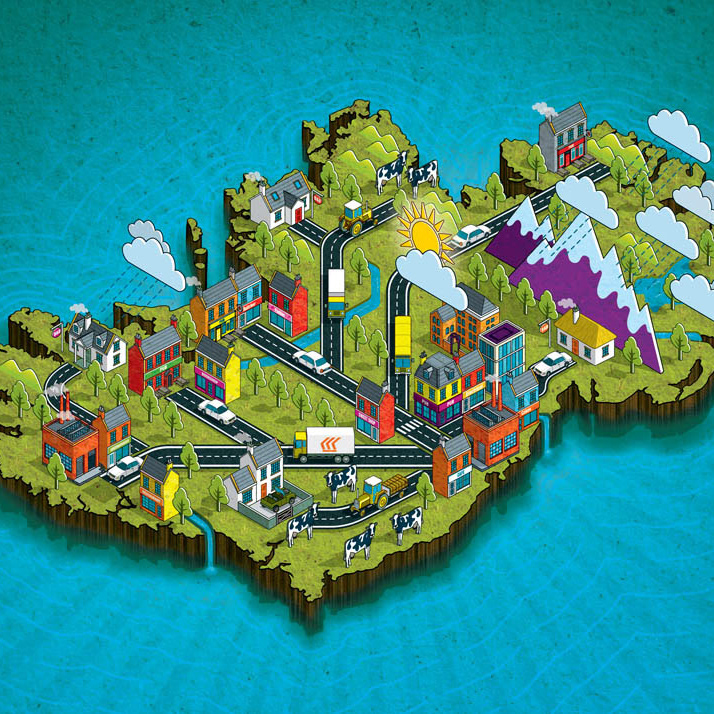 Rod Hunt / Illustration Portfolios - Detailed Isometric Illustrations ...