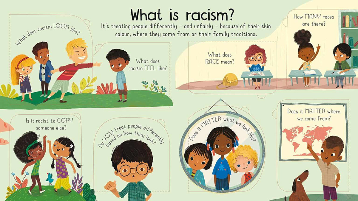sandhya prabhat - What Is Racism? Lift-The-Flap Book by Usborne