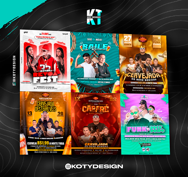 KOTY FILMES - FLYER PARA EVENTOS - SOCIAL MEDIA