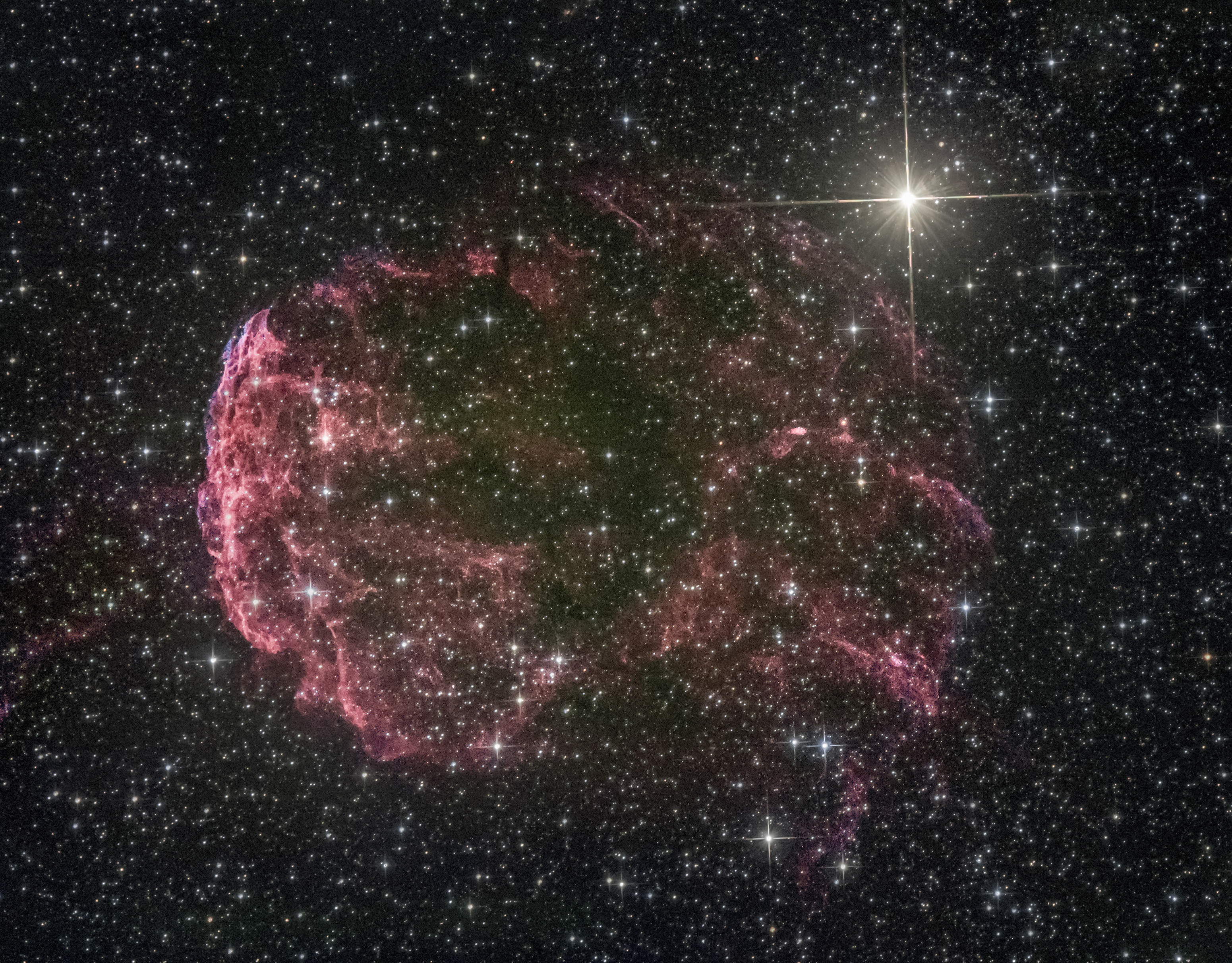 Benoît Goffin photographie - IC 443, la Nébuleuse de la Méduse
