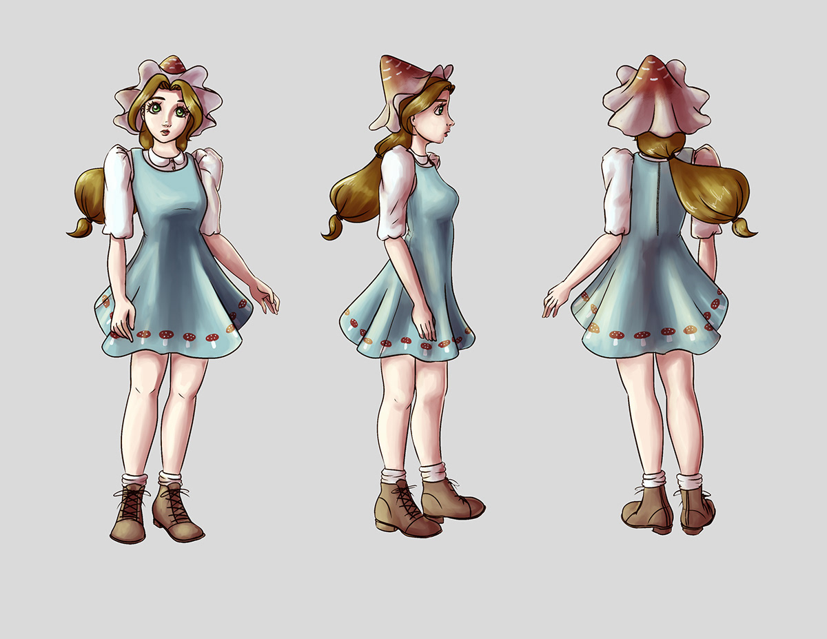 Arden Roddie Art and Design - Character Design: Maeve Briar