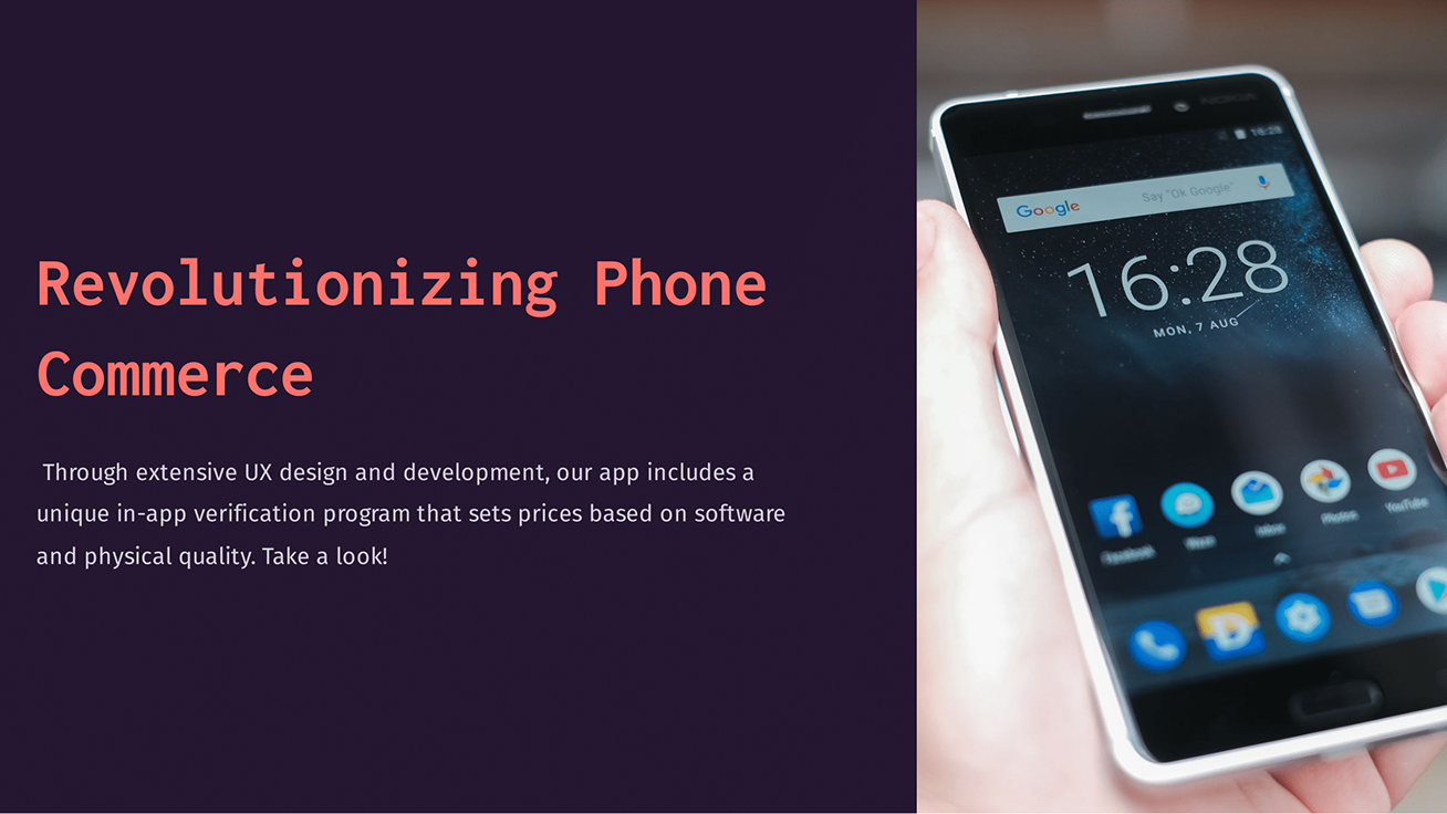 Hashim Effendi - Product Design: Verification of Used Cell Phones