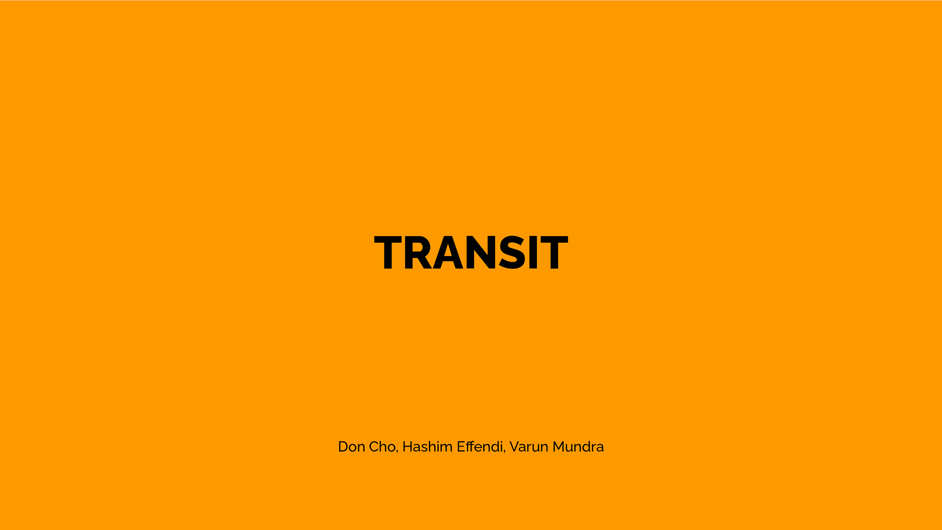 Hashim Effendi - Brand transformation: Transit