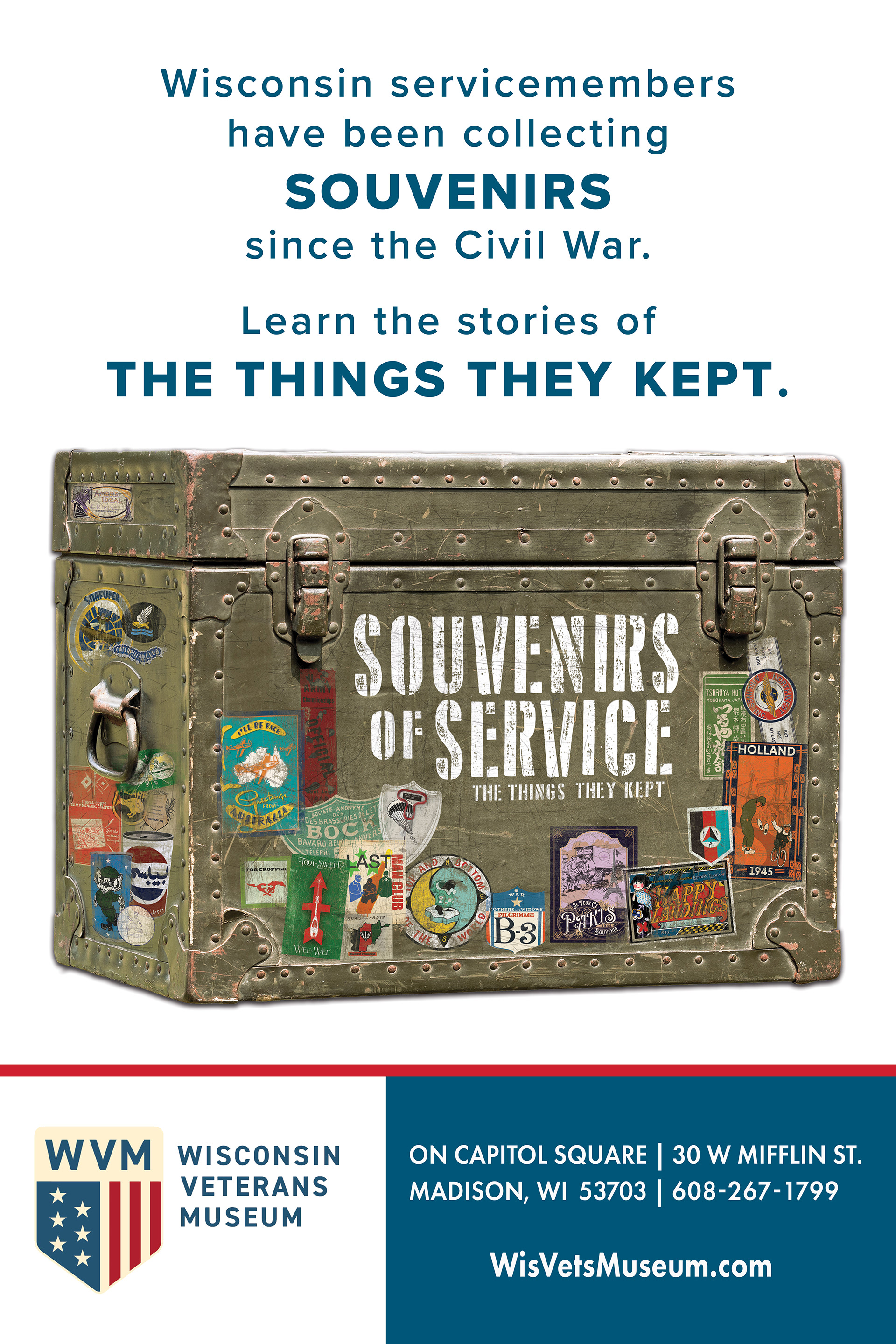 Yvette Pino - Souvenirs of Service Exhibit Design and Graphics