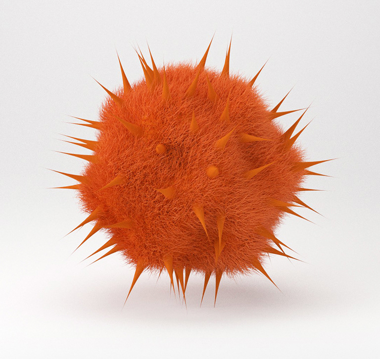 Kristen DeVico - Orange / Lumpy / Fuzzy / Spiky