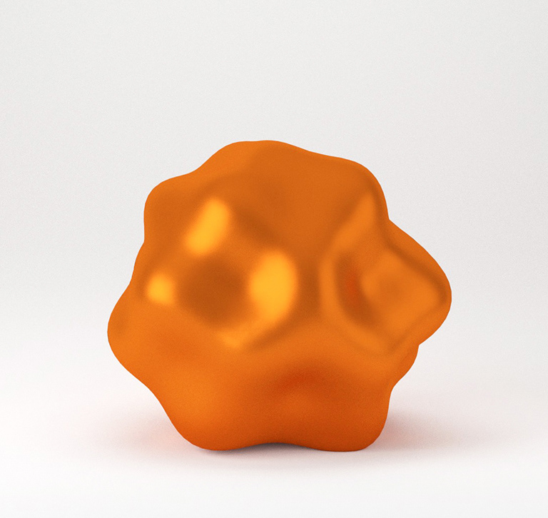 Kristen DeVico - Orange / Lumpy / Metallic