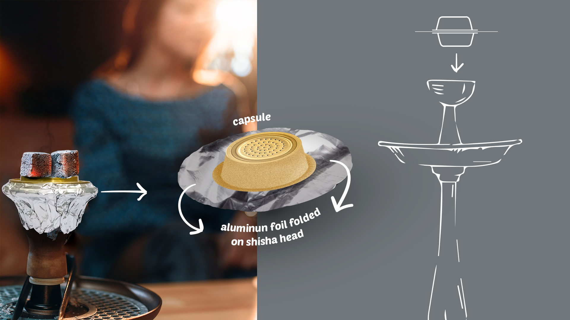 Maria Azarian - Tarboush Shisha Capsules Packaging