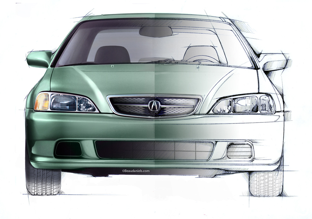 Technical illustration, Beau and Alan Daniels. - Early Acura ...