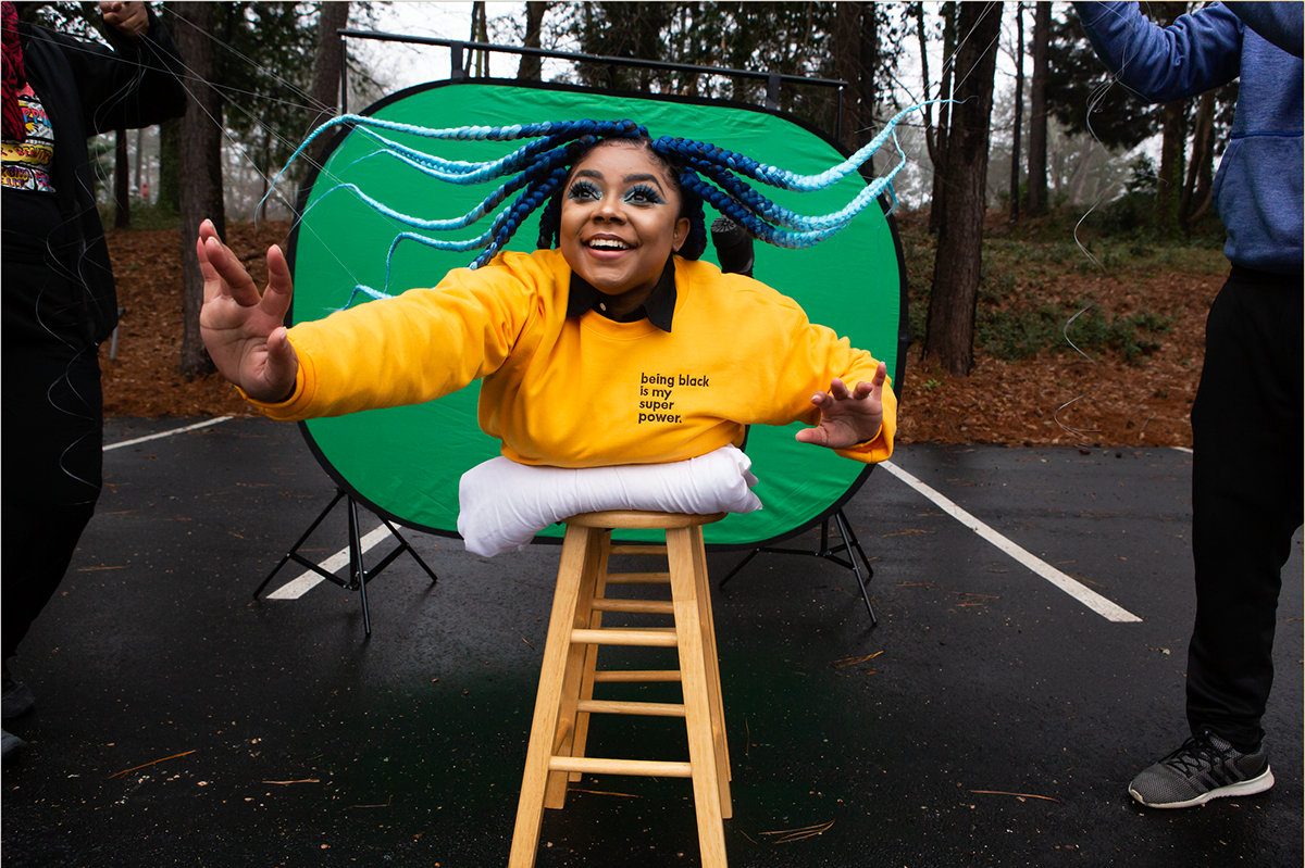 Alexus Roberts - Photo Composite: Adobe Live "BraidZilla"