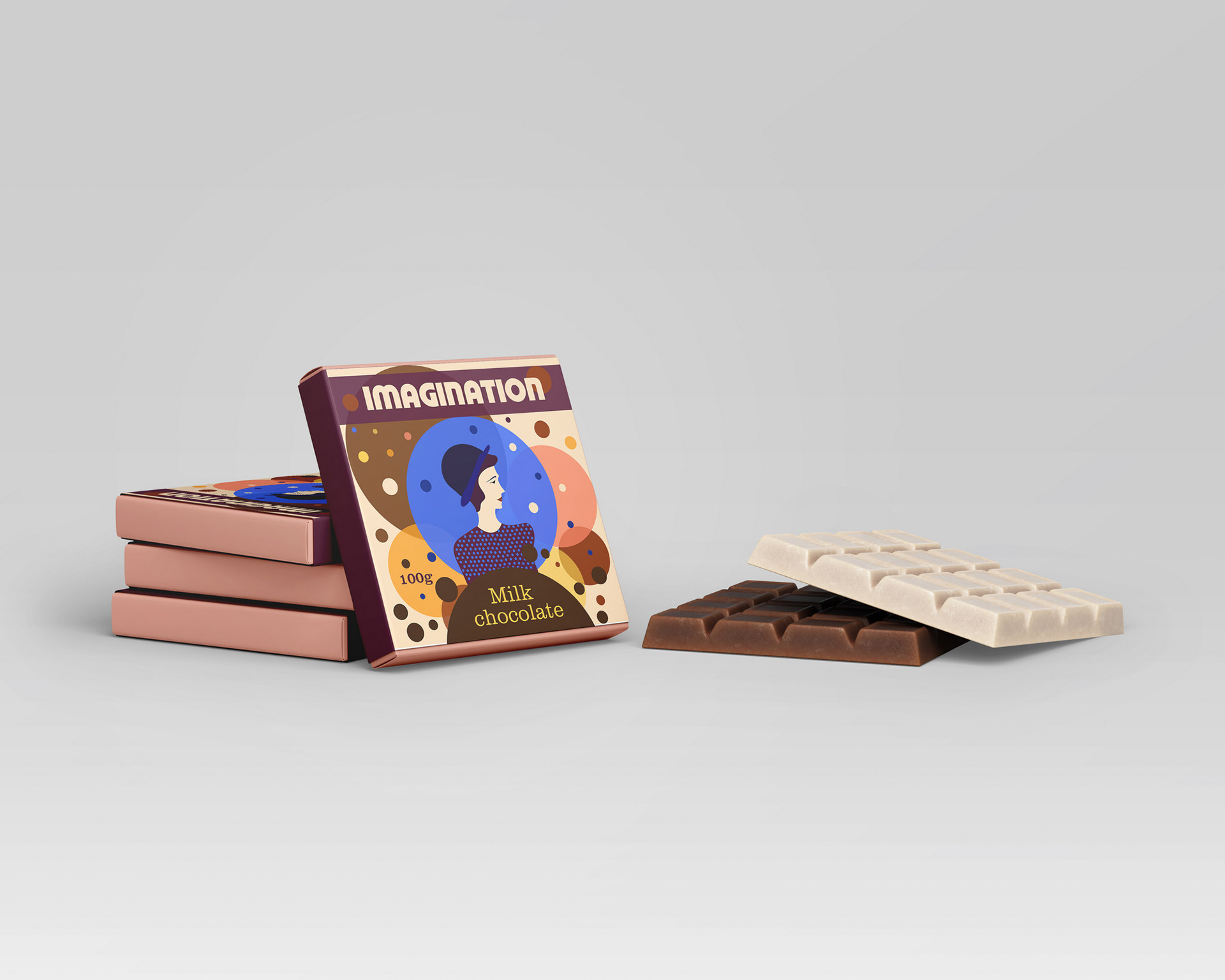 Mikalai Tucha • Graphic designer - Branding of chocolate packaging