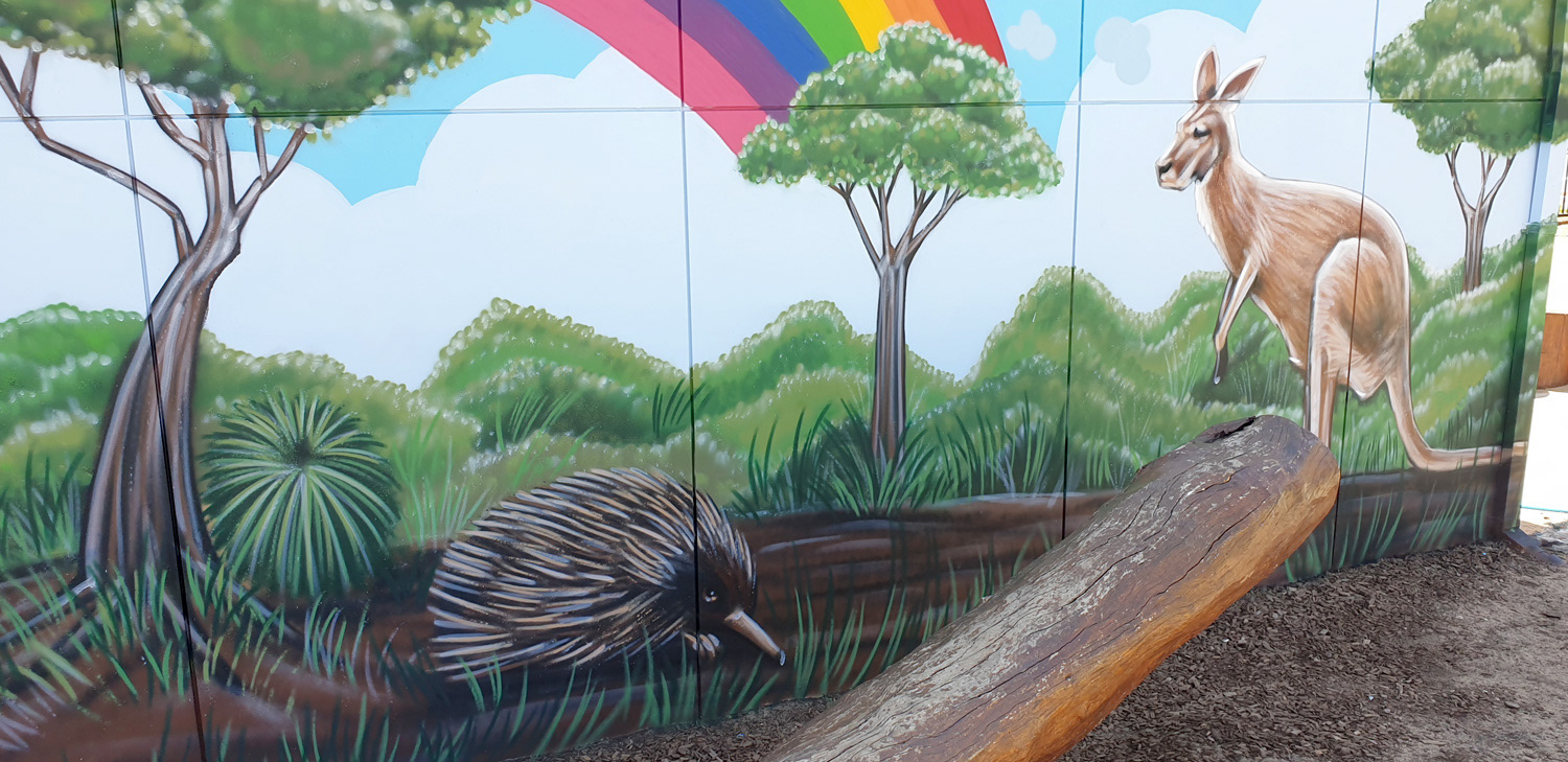 School Murals Perth - St John Bosco College Early Learning Mural