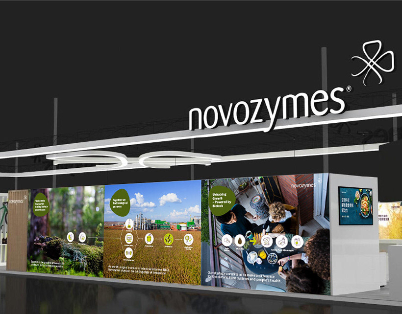 Lone Olai - Novozymes China - Exhibition booth