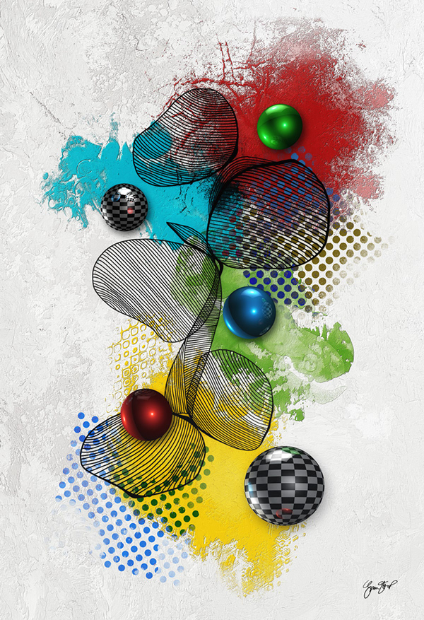 Gina Startup - 3D Collage