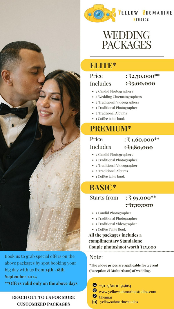 Yellow Submarine Studios - Pricing