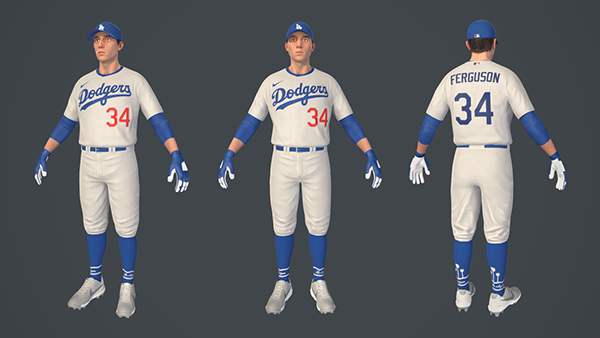 Lorena Barros - Baseball Character